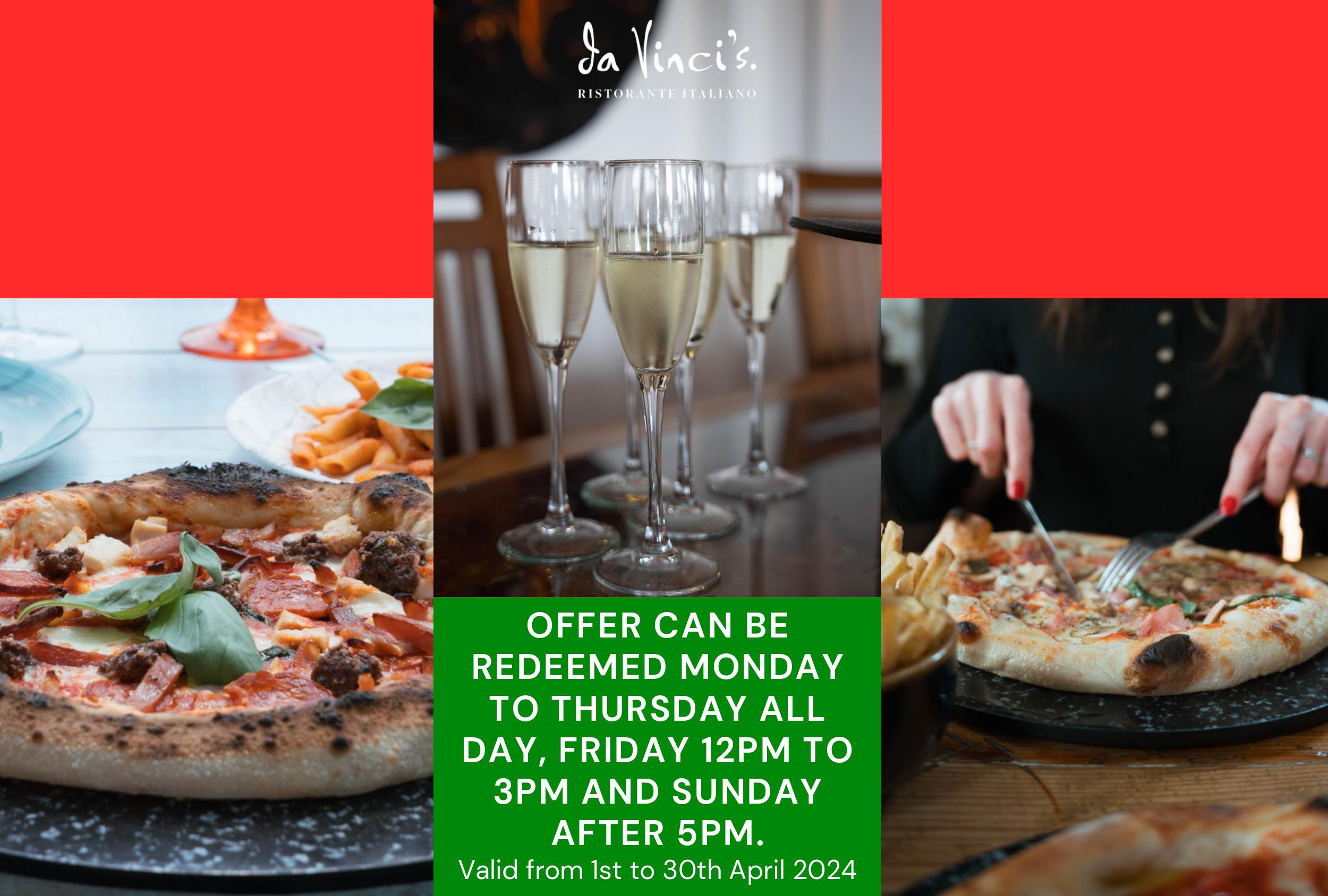 Da Vinci’s Ristorante: Pizza & a glass of prosecco | Elite Living